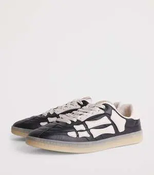 Amiri Leather Pacific Football Sneakers - Black