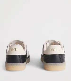 Amiri Leather Pacific Football Sneakers