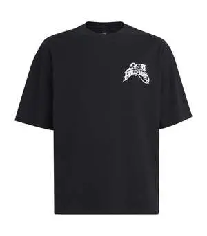 Amiri Cotton Hollywood T-shirt - Black