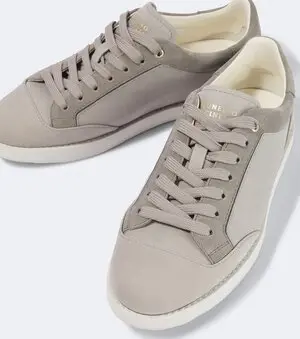 Brunello Cucinelli Suede-trimmed Leather Sneakers