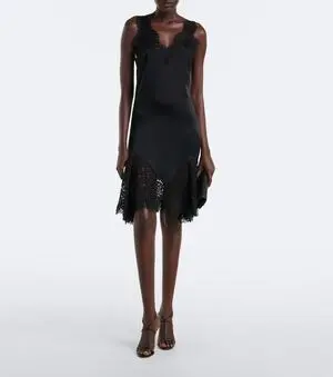 Stella McCartney Lace-trimmed Mini Dress