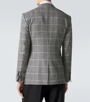TOM FORD Checked Wool-blend Suit Jacket