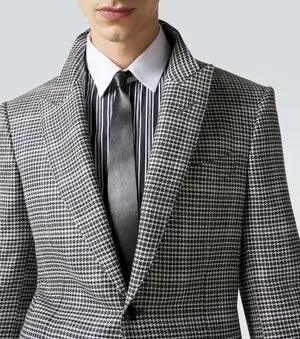 TOM FORD Checked Wool-blend Suit Jacket