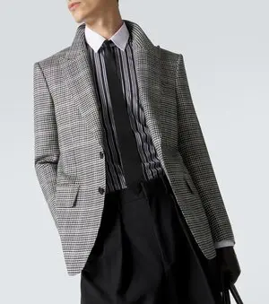 TOM FORD Checked Wool-blend Suit Jacket