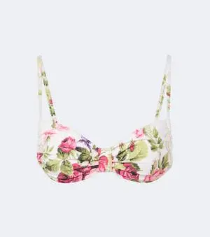 MONTCE Devin Floral Bikini Top - Multicoloured