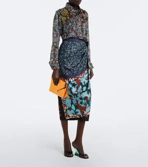 Dries Van Noten Embellished Printed Shirt - Multicoloured