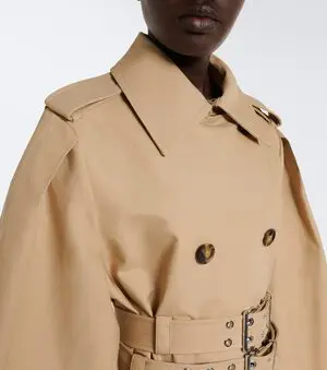 GANNI Cotton Trench Coat