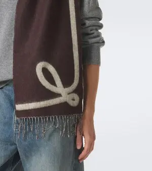 Loewe Wool And Cashmere Scarf