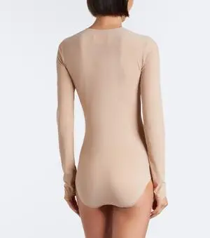 MAISON MARGIELA Long-sleeve Jersey Bodysuit