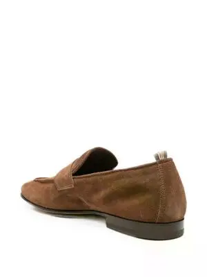 Officine Creative Suede Penny Loafers
