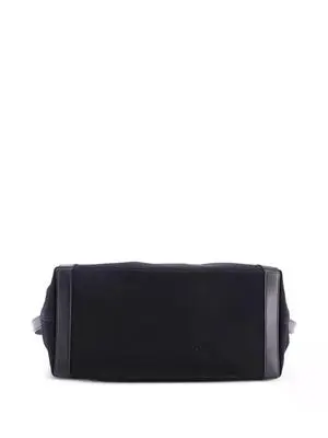 Saint Laurent Rive Gauche Embroidered Canvas Handbag