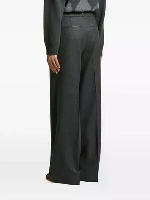 Peserico Pressed-crease Wide-leg Trousers