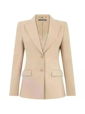 Alberta Ferretti Single-breasted Peak-lapel Blazer