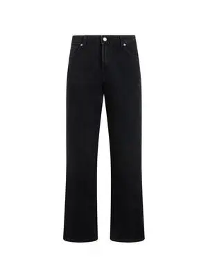 7 For All Mankind Calie Straight-leg Jeans - Black