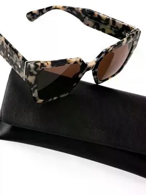 ALLSAINTS Tortoiseshell-effect Square-frame Sunglasses