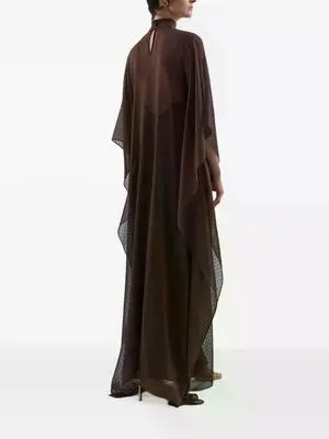 TALLER MARMO Muscat Fil-coupé Kaftan Maxi Dress