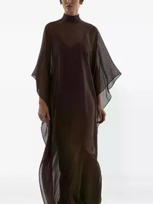TALLER MARMO Muscat Fil-coupé Kaftan Maxi Dress