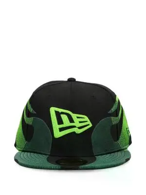 New Era 59fifty Flame Embroidered Cap - Black