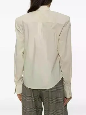 IRO PARIS Lizbeth Padded-shoulder Chest-pocket Shirt