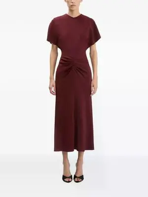 Victoria Beckham Midi Dress - Red