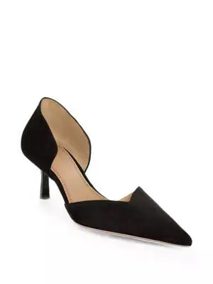Victoria Beckham Angle D'orsay Heeled Pumps - Black