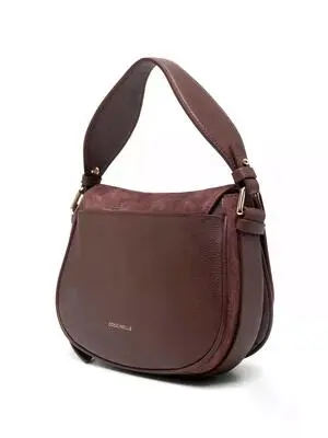 COCCINELLE Suede Foldover Tote Bag