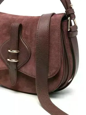 COCCINELLE Suede Foldover Tote Bag