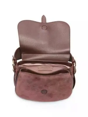 COCCINELLE Suede Foldover Tote Bag