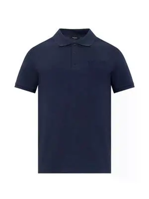 Balmain Logo-embroidered Polo Shirt - Blue