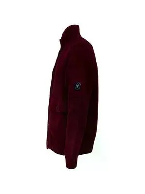 C.P. COMPANY Lens Detail Button-up Cardigan - Red
