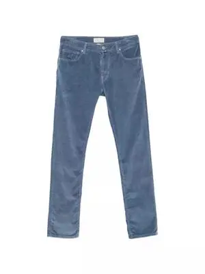 Jacob Cohen Bard Slim-fit Corduroy Trousers - Blue