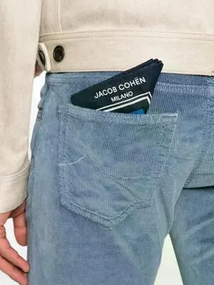 Jacob Cohen Bard Slim-fit Corduroy Trousers - Blue