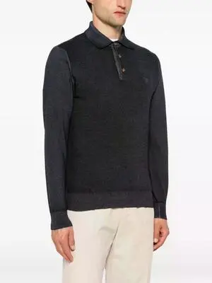 Etro Long-sleeve Polo Shirt - Blue