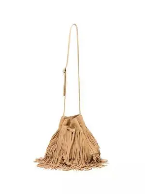 Simkhai Marena Fringe Crossbody Bag - Neutrals