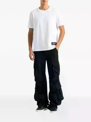 Balmain Virgin Wool Twill Cargo Trousers