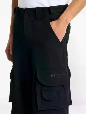 Balmain Virgin Wool Twill Cargo Trousers