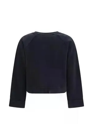 Pinko Neves Logo-print Cotton Sweatshirt - Black