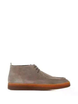 Officine Creative Suede Lace-up Desert Boots - Neutrals