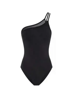 GOTTEX One-shoulder Swimsuit With Mesh Panel