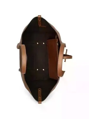 TOD'S T Timeless Shopping Bag In Leather Small - Brown