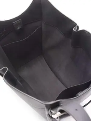Loewe Leather Tote Bag - Black