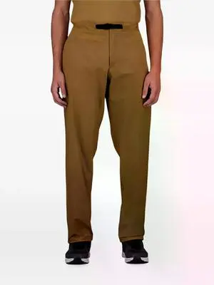 Herno Woven Belt-strap Trousers - Brown