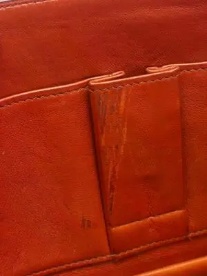 Hermès 1992 Piano Leather Handbag - Brown