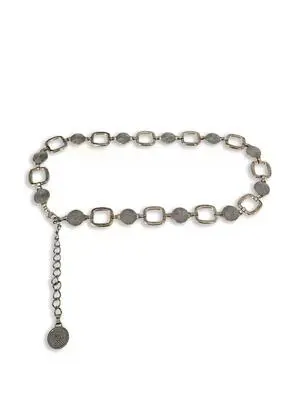 MADISON Chain-link Belt - Silver