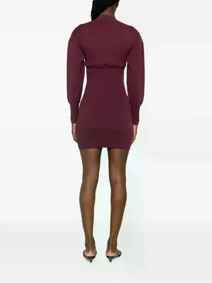 ANINE BING Imane Ribbed-knit Mini Dress