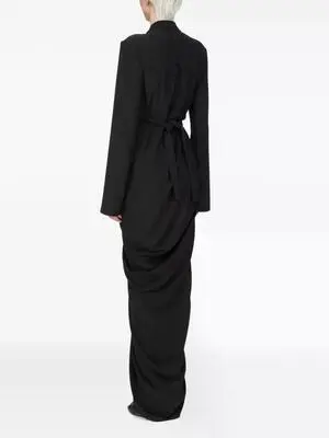 Rick Owens Draped Wrap Maxi Dress