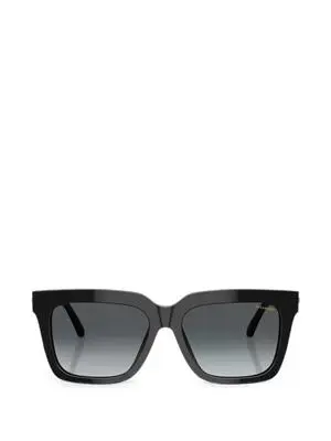 Versace Square-frame Sunglasses With Gold-tone Hardware - Black