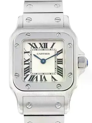 Cartier 2000s Santos Galbée 35mm Watch - Neutrals