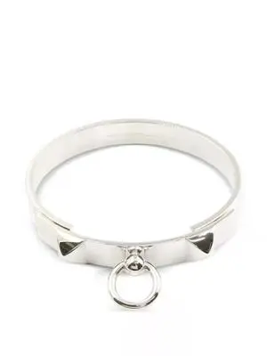 Hermès Collier De Chien Sterling Bangle - Silver