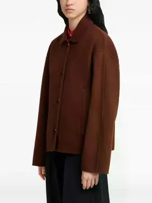 Marni Single-breasted Logo-embroidered Jacket